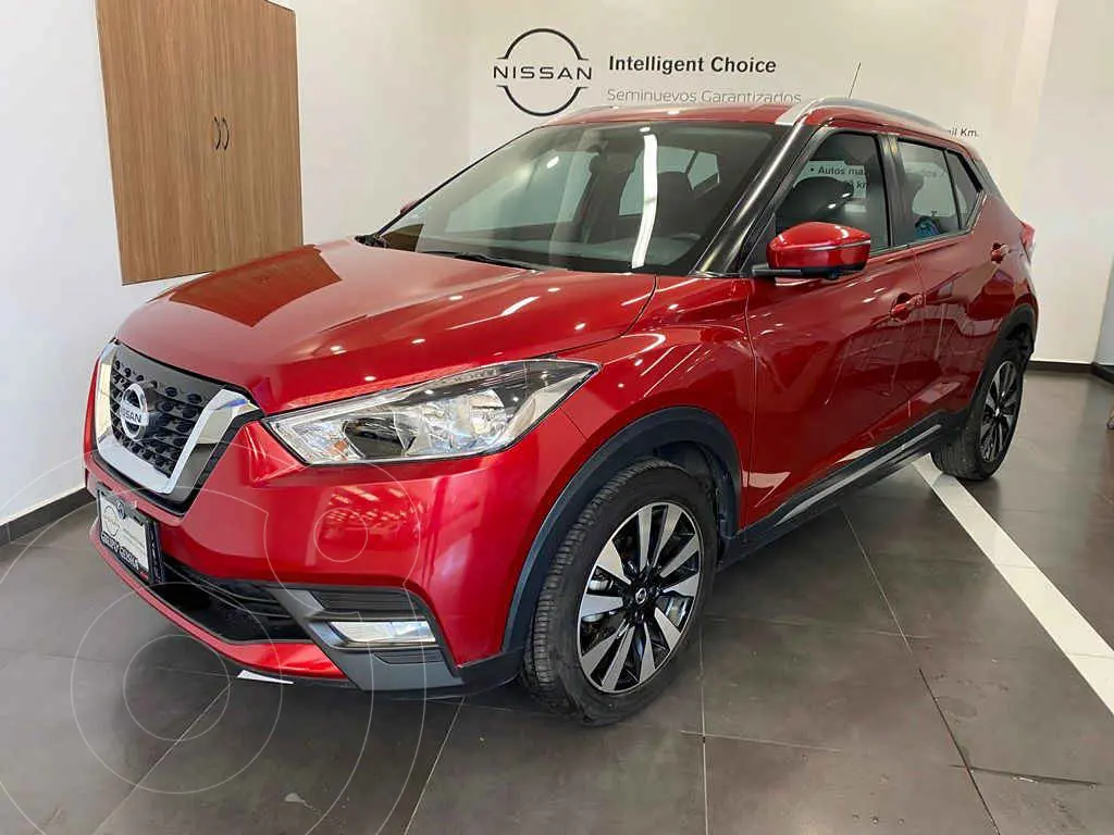 Nissan Kicks Exclusive Aut usado (2020) color Rojo precio $344,950