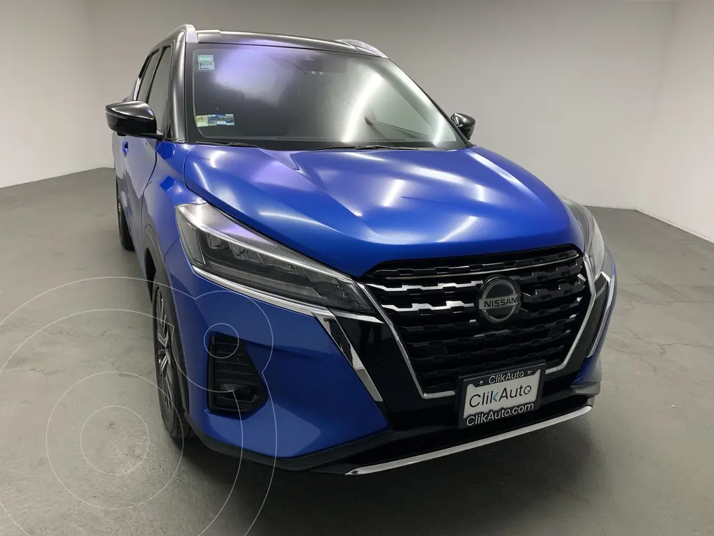 Nissan Kicks Platinum Aut usado (2021) color Azul precio $417,000