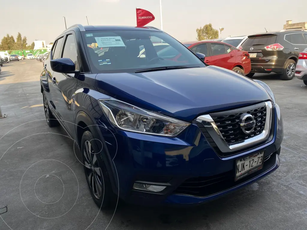Nissan Kicks Advance Aut usado (2019) color Azul precio $355,800