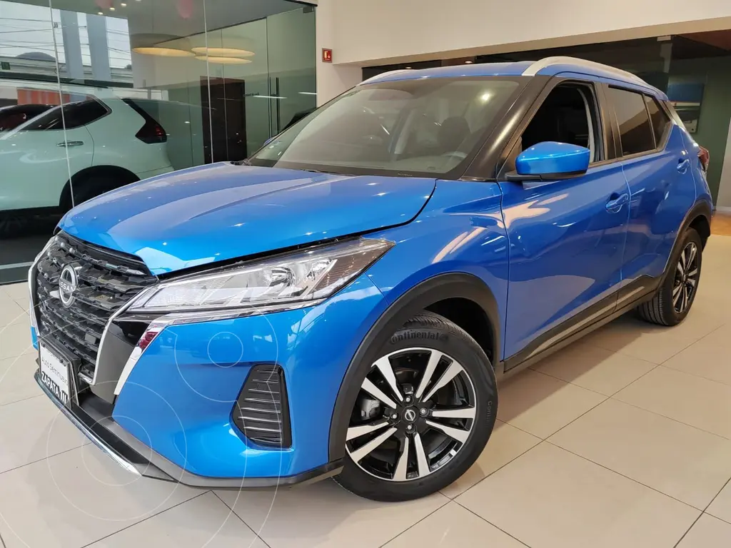 Nissan Kicks Advance usado (2022) color Azul precio $375,000