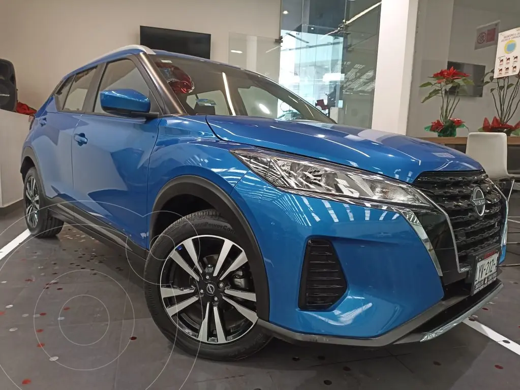Nissan Kicks Advance usado (2023) color Azul precio $390,000
