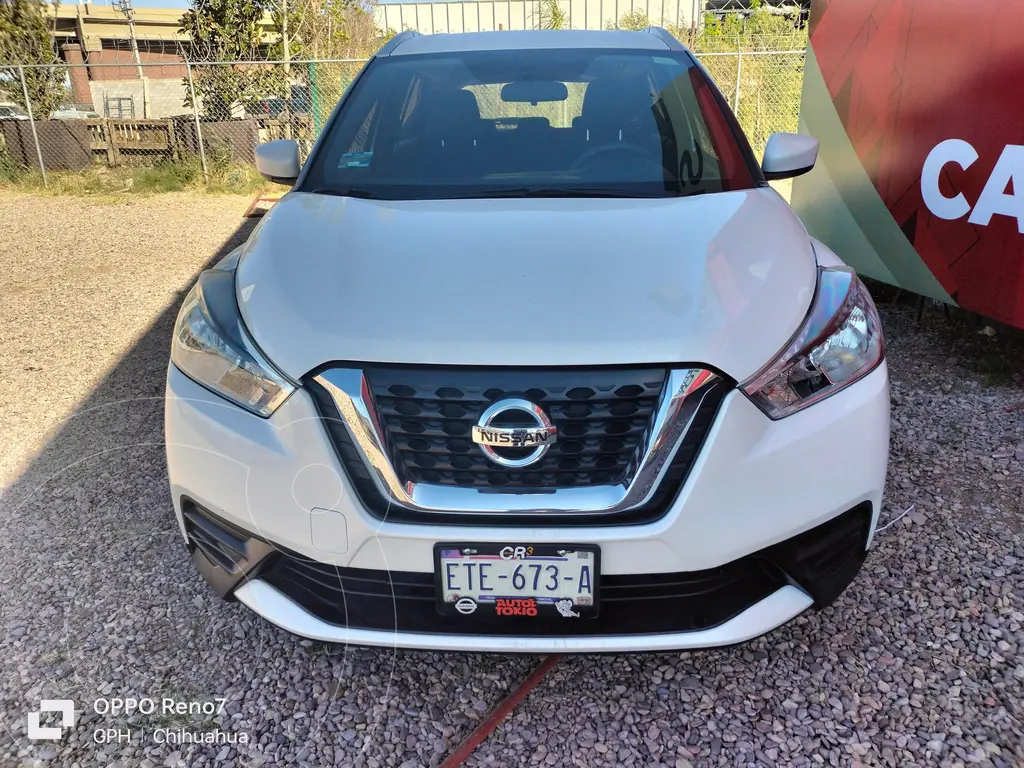 Nissan Kicks Sense usado (2018) color Blanco precio $239,000
