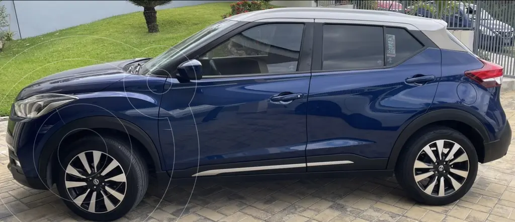 Nissan Kicks Advance Aut usado (2018) color Azul Cobalto precio $300,000