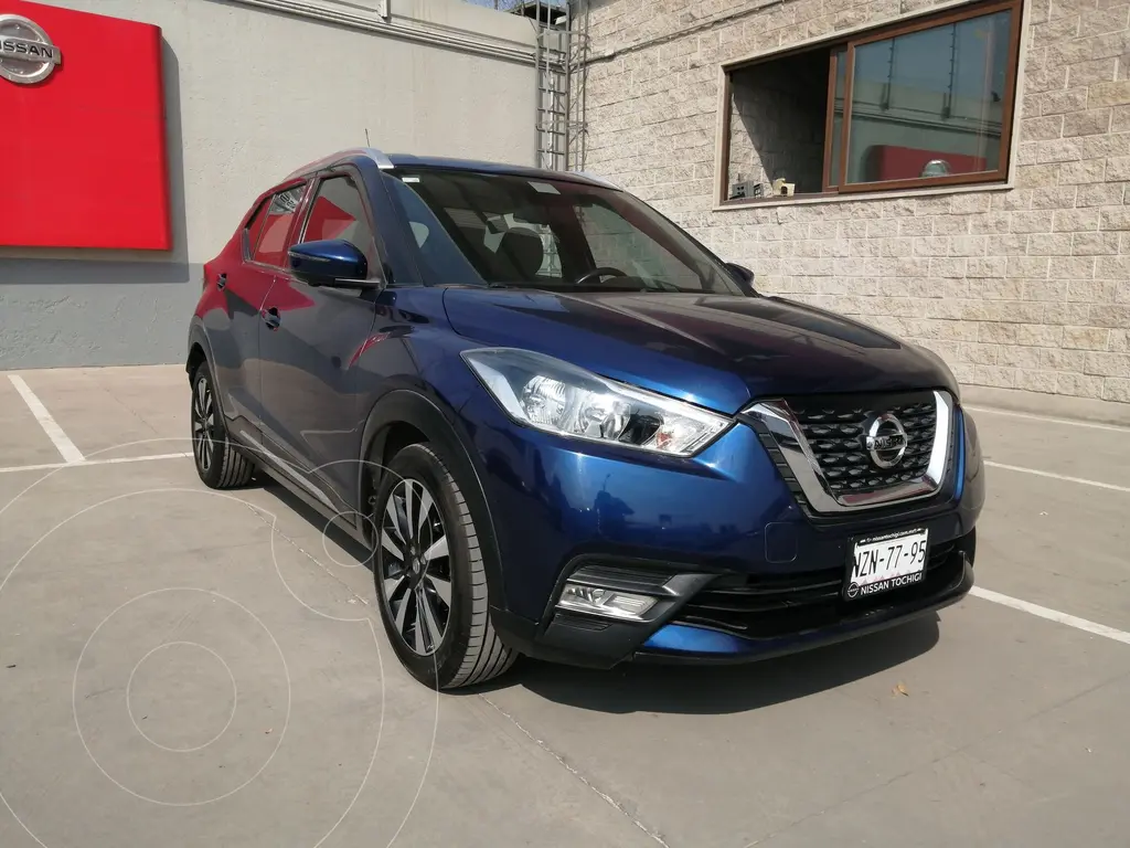 Nissan Kicks Exclusive Aut usado (2017) color Azul precio $333,000