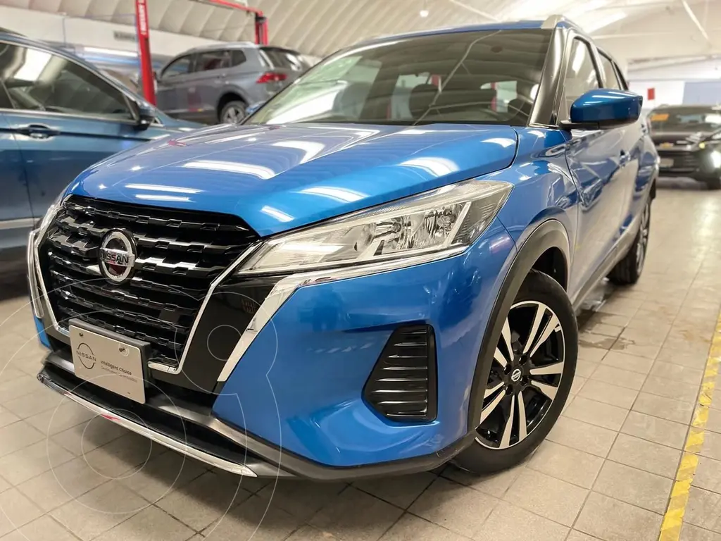 Nissan Kicks Advance usado (2021) color Azul precio $315,000