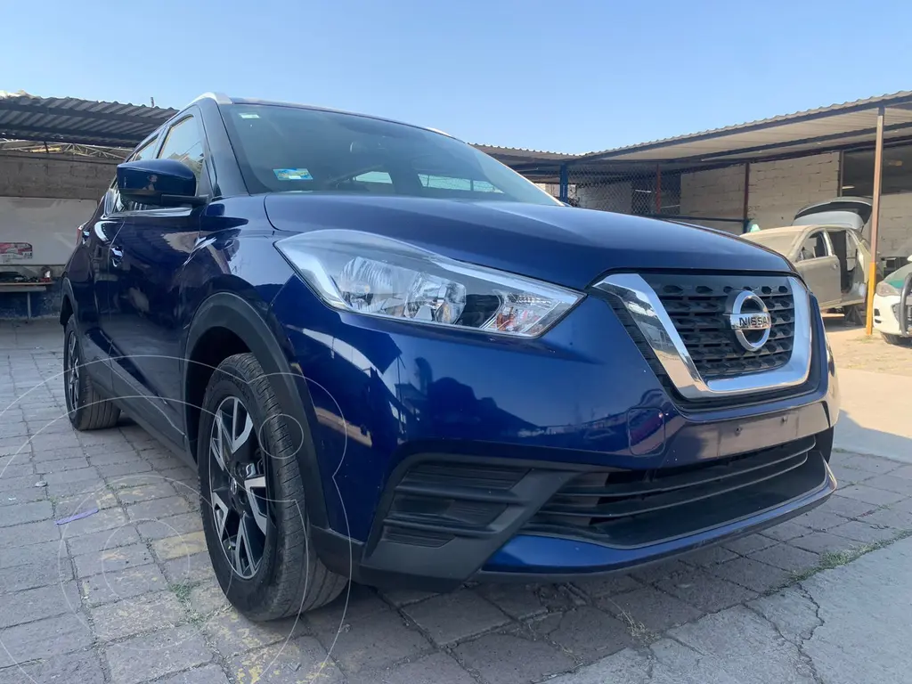 Nissan Kicks Sense usado (2020) color Azul precio $315,000