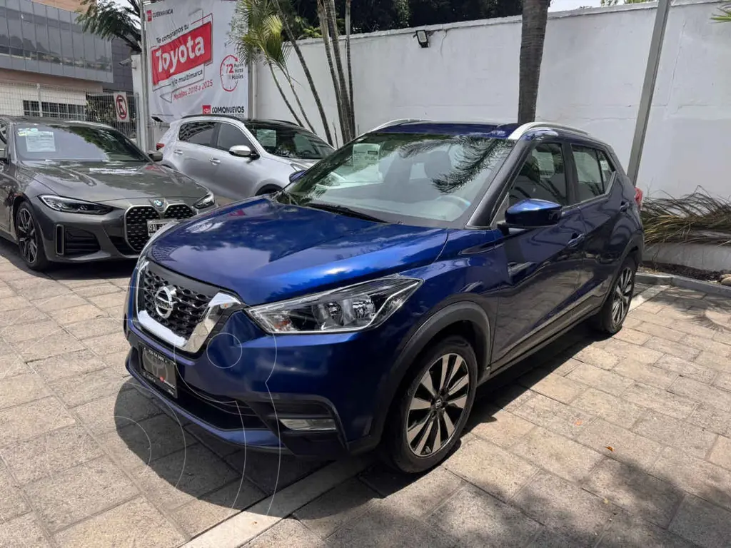 Nissan Kicks Advance Aut usado (2020) color Azul precio $260,000