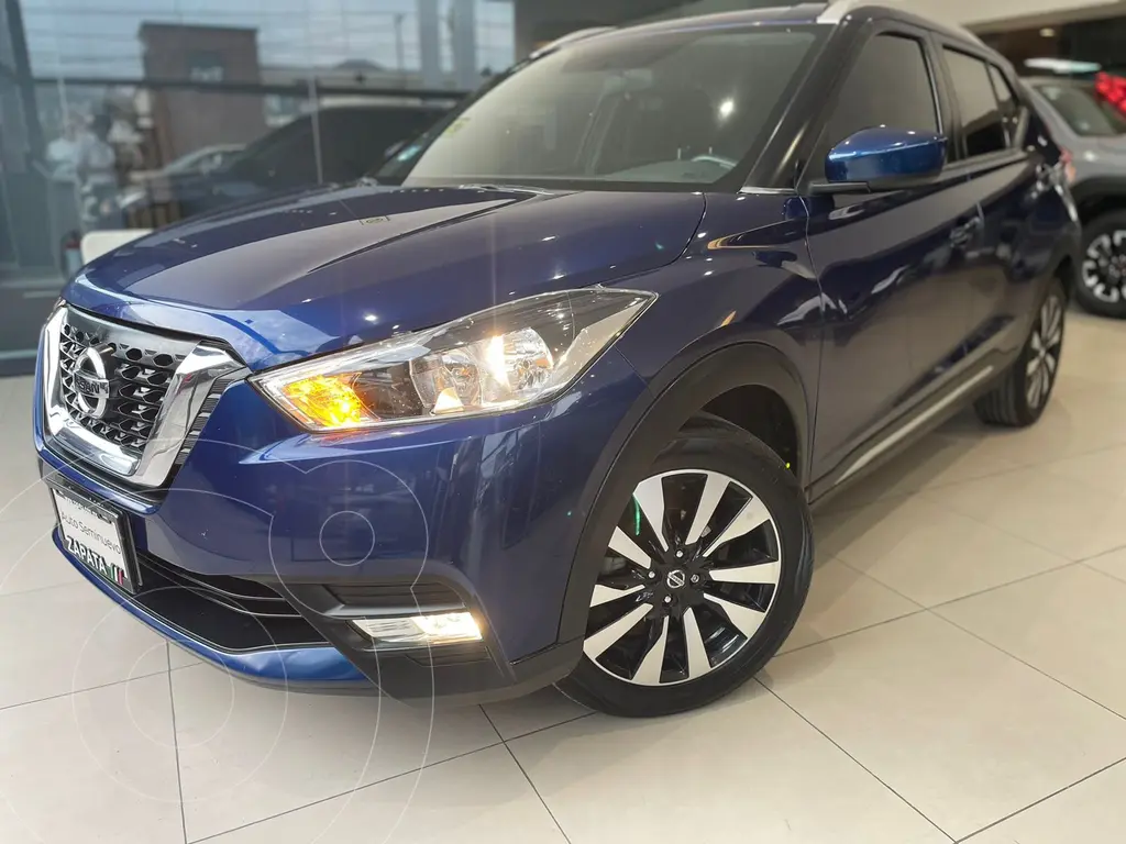 Nissan Kicks Advance Aut usado (2018) color Azul precio $285,000