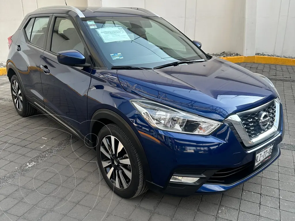 Nissan Kicks Advance Aut usado (2019) color Azul precio $305,000