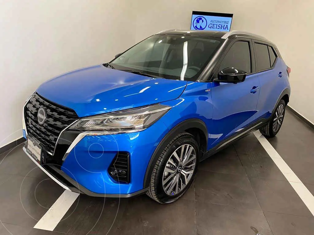 Nissan Kicks Platinum Aut usado (2024) color Azul precio $480,000