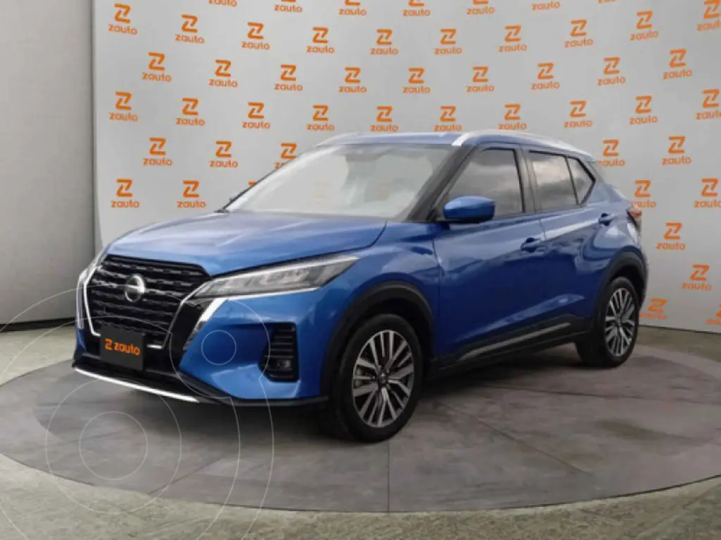 Nissan Kicks Platinum Aut usado (2021) color Azul precio $370,000