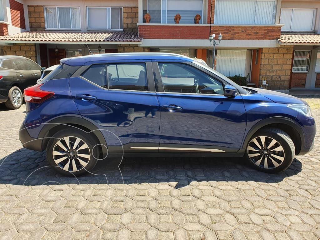 Nissan Kicks Exclusive Aut usado (2018) color Azul precio $270,000