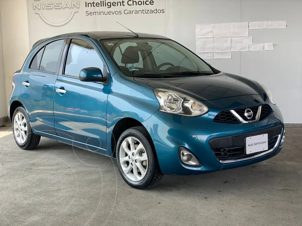 Nissan March Advance usado (2020) color Turquesa precio $239,800