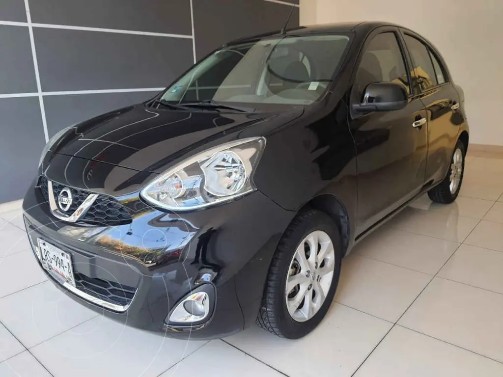 Nissan March Advance Aut usado (2018) color Negro precio $205,000