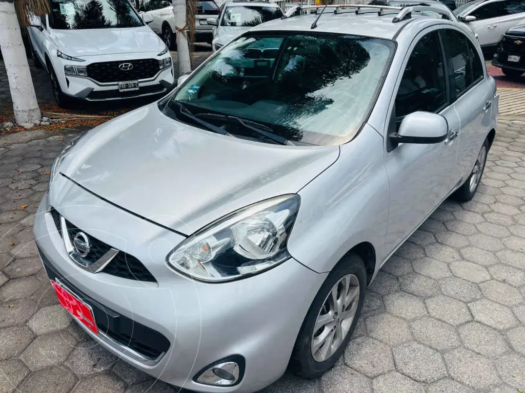 Nissan March Advance Aut usado (2015) color Plata precio $119,000