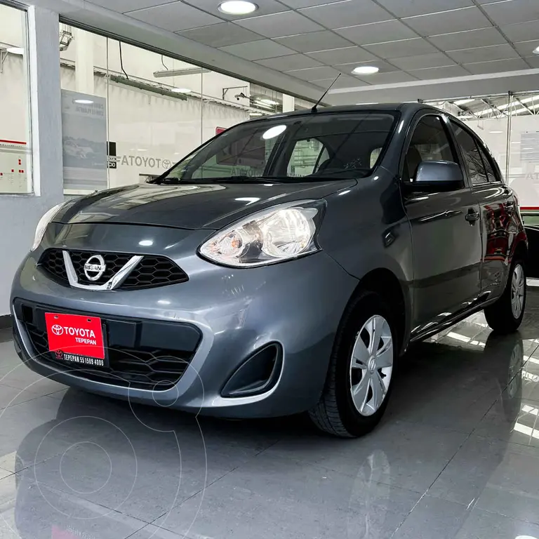 Nissan March Sense usado (2019) color Gris precio $210,000