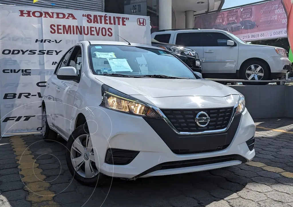 Nissan March Sense usado (2021) color Blanco precio $188,000