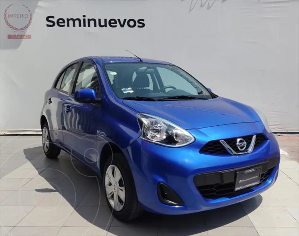 Nissan March Sense usado (2020) color Azul precio $205,000