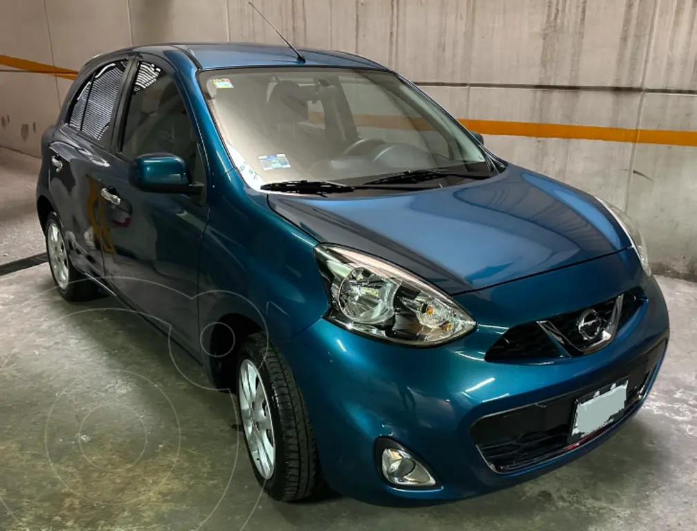 Nissan March Advance Aut usado (2018) color Turquesa precio $185,000