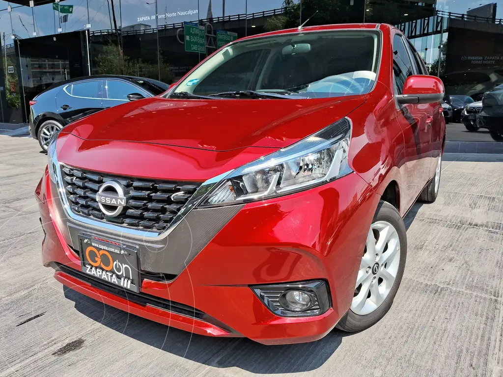 Nissan March Advance usado (2022) color Rojo precio $260,000