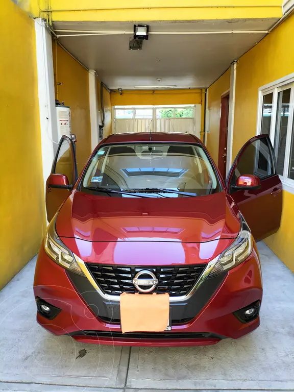 Nissan March Exclusive usado (2022) color Rojo precio $265,000