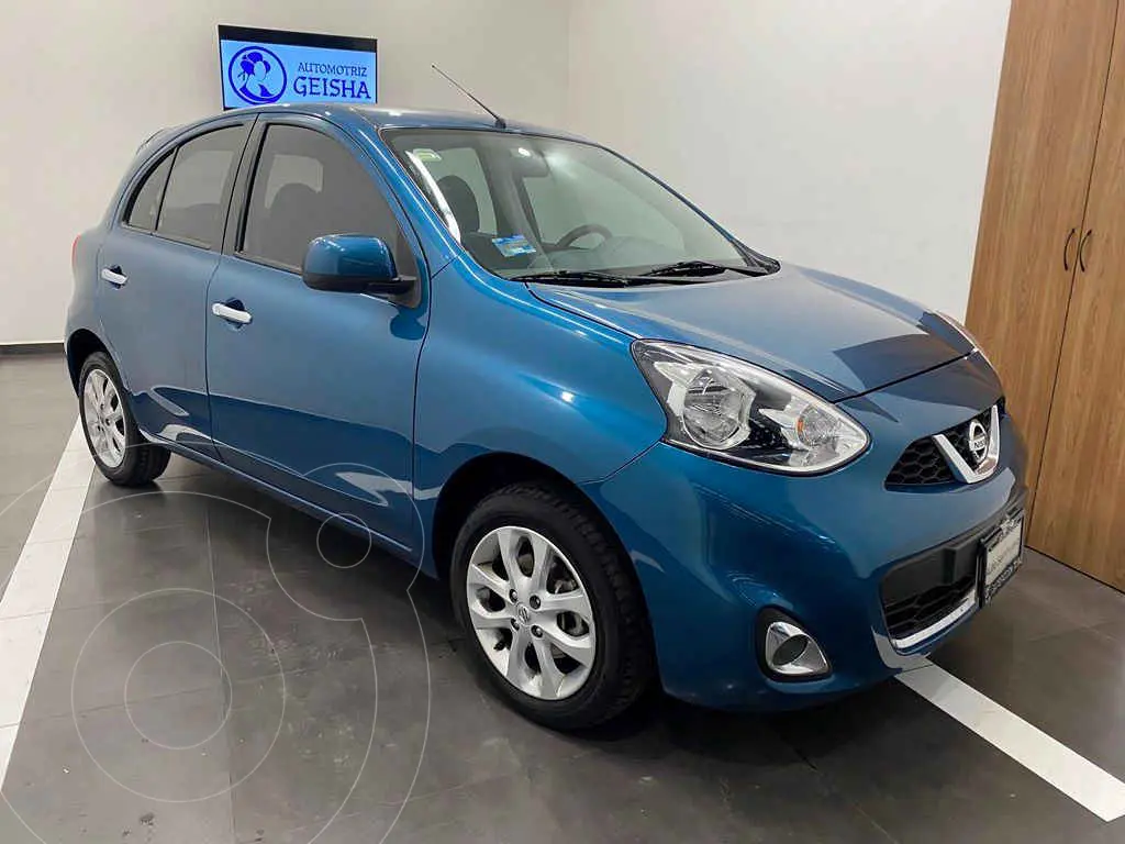 Nissan March Advance usado (2018) color Azul precio $199,000