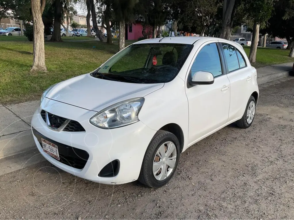 Nissan March Sense Aut usado (2018) color Blanco precio $154,999