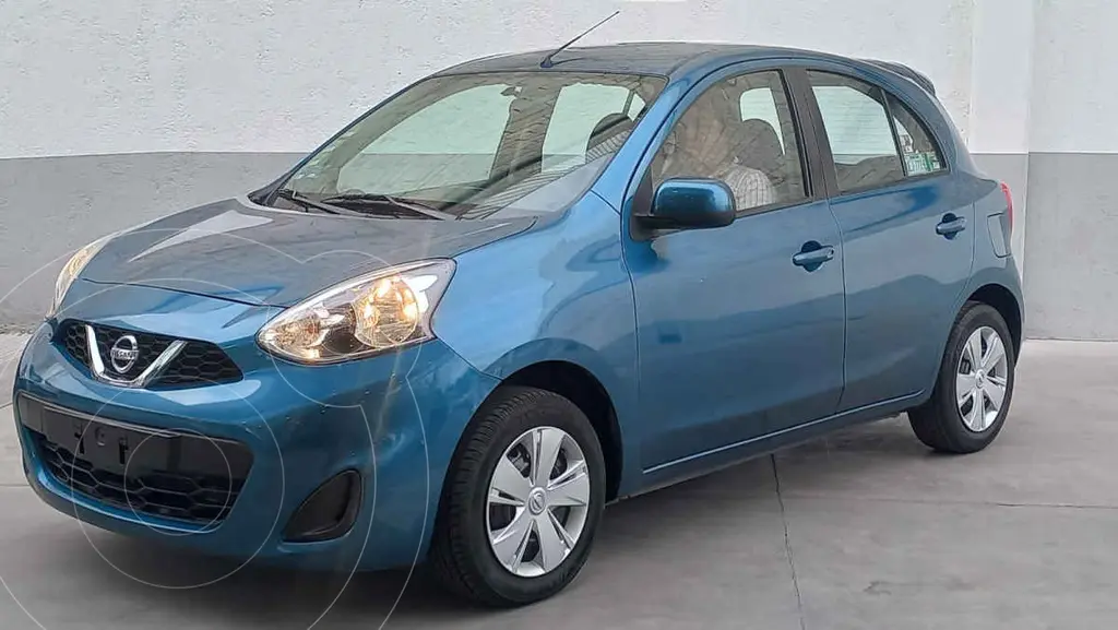 Nissan March Sense usado (2018) color Azul precio $185,000