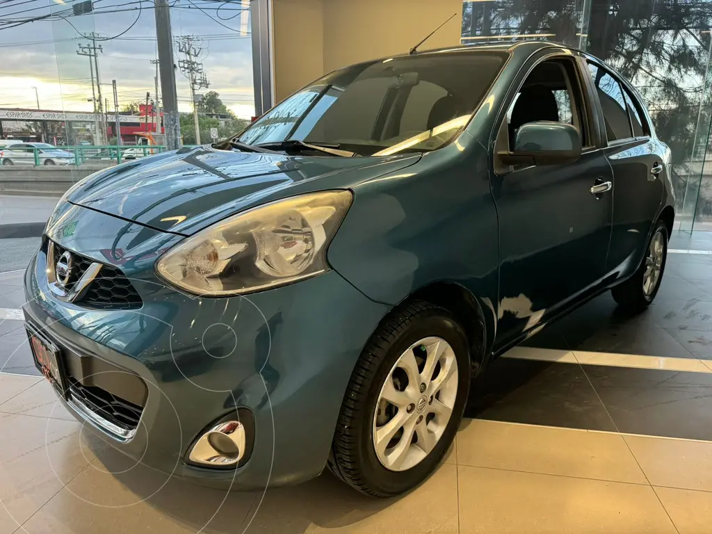 Nissan March Advance usado (2017) color Azul precio $190,000