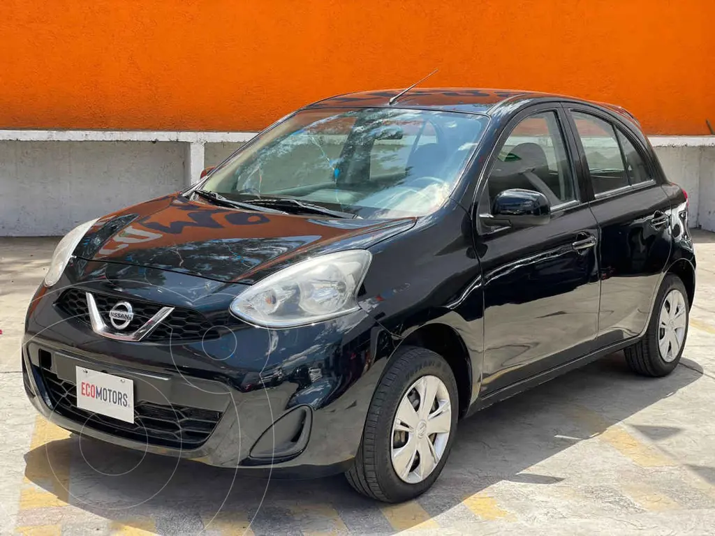 Nissan March Sense usado (2020) color Negro precio $219,900