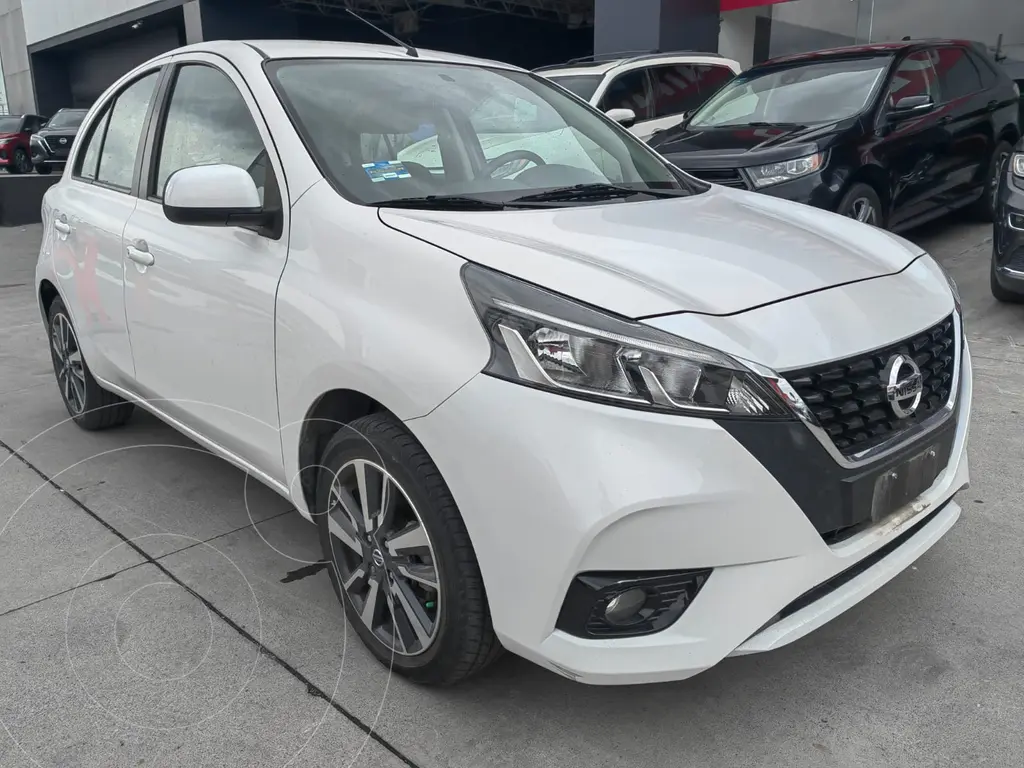 Nissan March Exclusive usado (2021) color Blanco precio $270,000