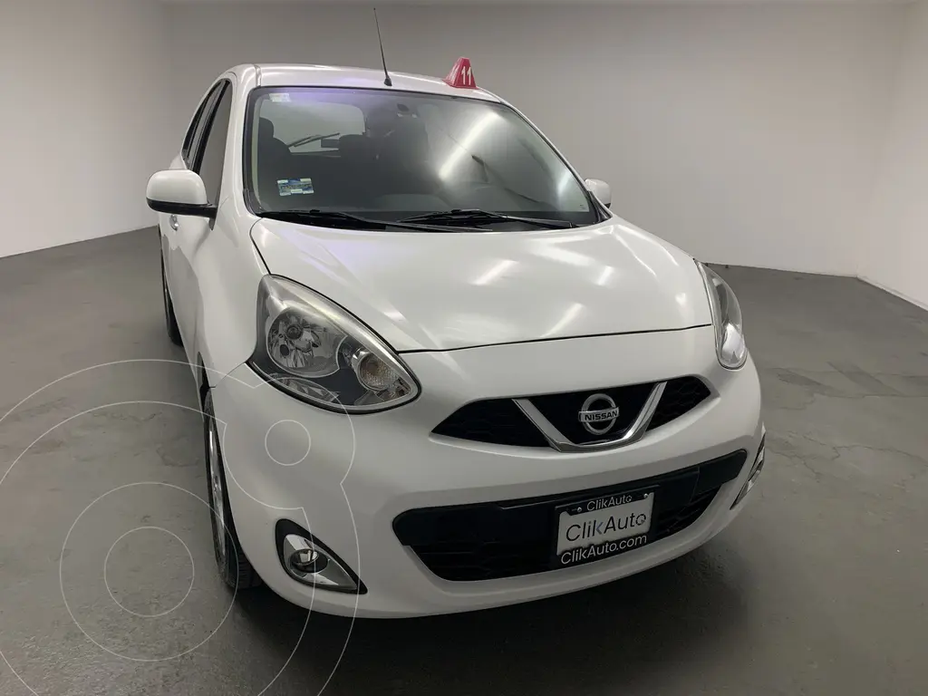 Nissan March Advance usado (2017) color Blanco precio $185,000
