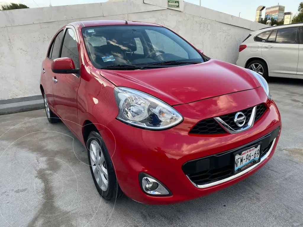 Nissan March Advance usado (2018) color Rojo precio $209,800