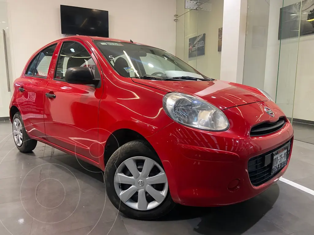 Nissan March Active usado (2020) color Rojo precio $199,000