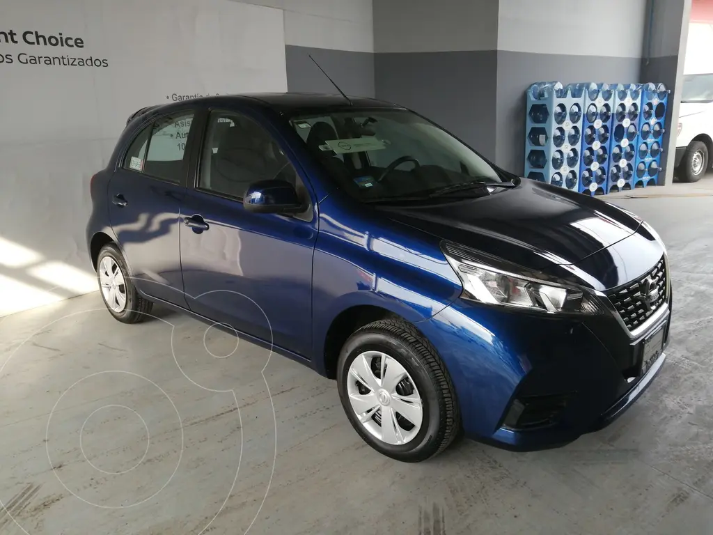 Nissan March Sense usado (2021) color Azul Oscuro precio $215,000