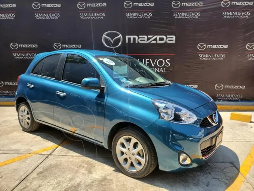 Nissan March Advance usado (2018) color Azul Claro precio $195,000