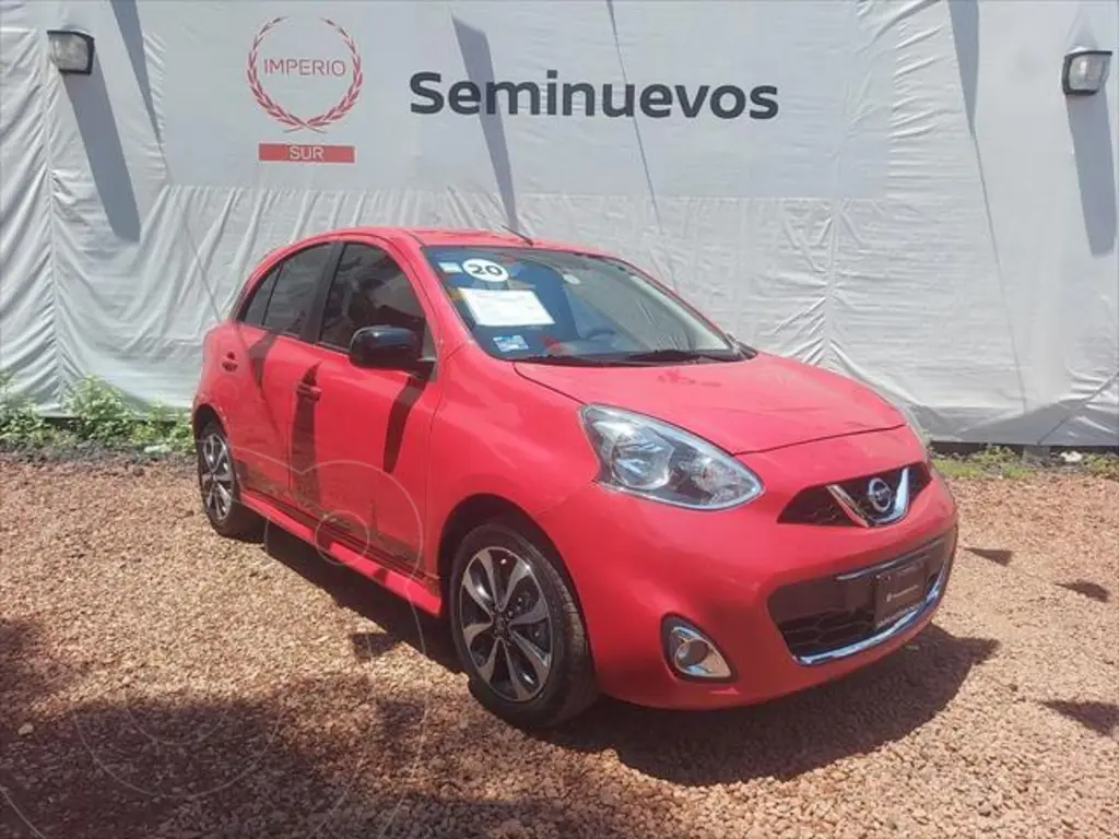 Nissan March SR NAVI usado (2020) color Rojo precio $275,000