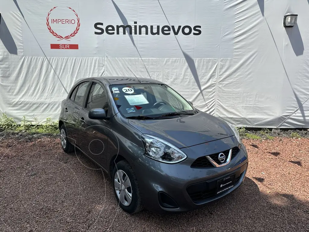 Nissan March Sense usado (2020) color Gris Oxford precio $228,000