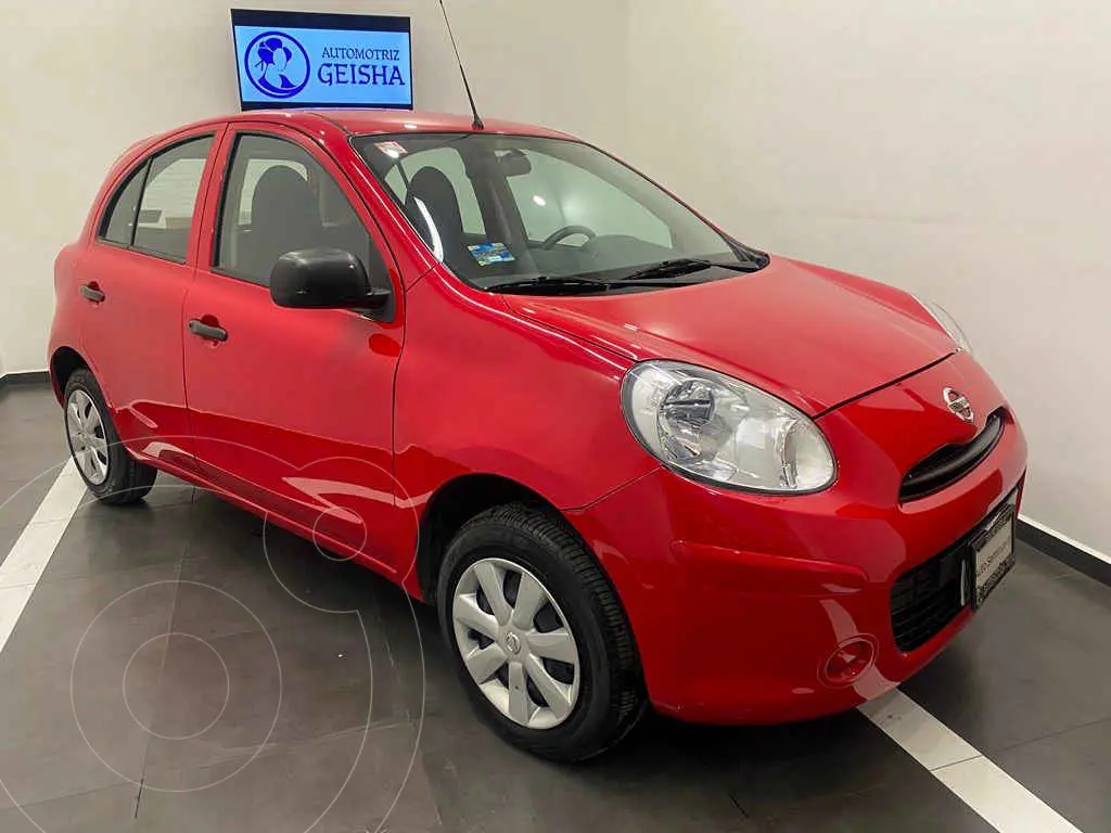 Nissan March Active usado (2020) color Rojo precio $215,000
