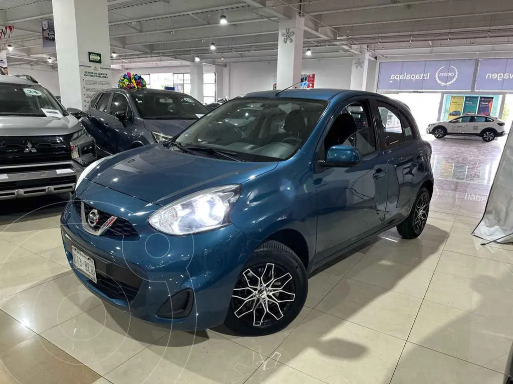 Nissan March Sense usado (2020) color Azul precio $209,900