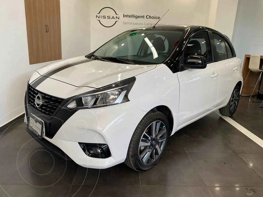 Nissan March Exclusive Aut usado (2023) color Blanco precio $317,000