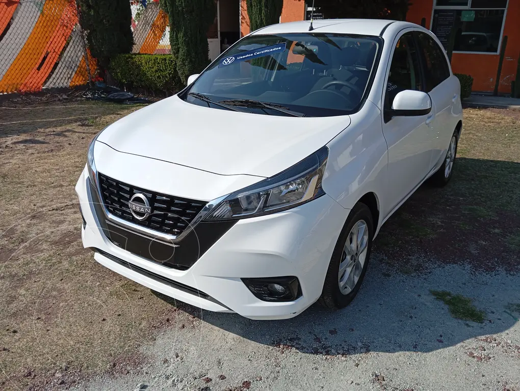 Nissan March Advance Aut usado (2022) color Blanco precio $239,000