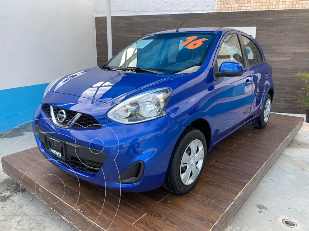 Nissan March Sense Aut usado (2016) color Azul precio $129,900