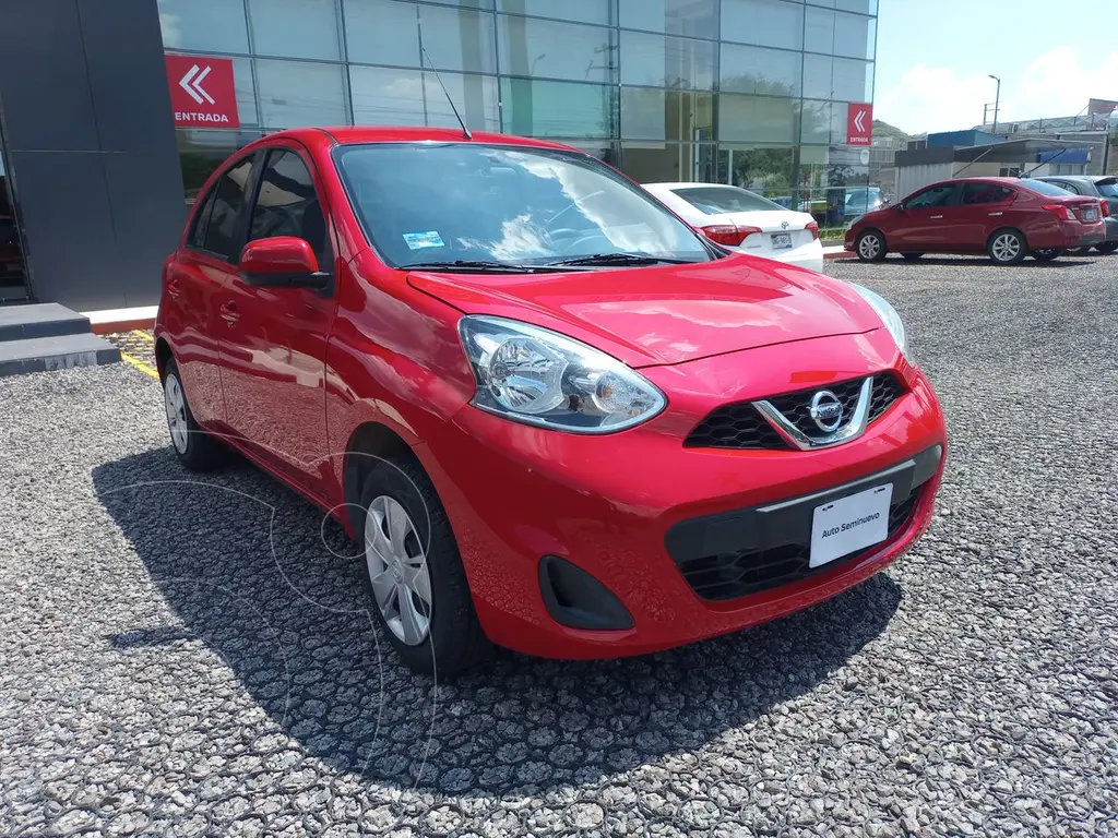 Nissan March Sense usado (2020) color Rojo precio $197,200