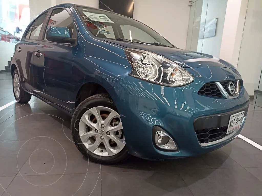 Nissan March Active usado (2020) color Azul Claro precio $215,000