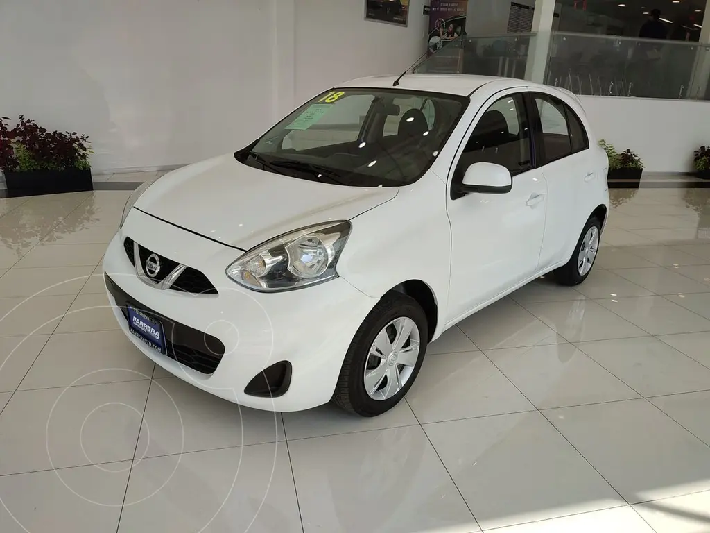 Nissan March Sense usado (2018) color Blanco precio $167,100