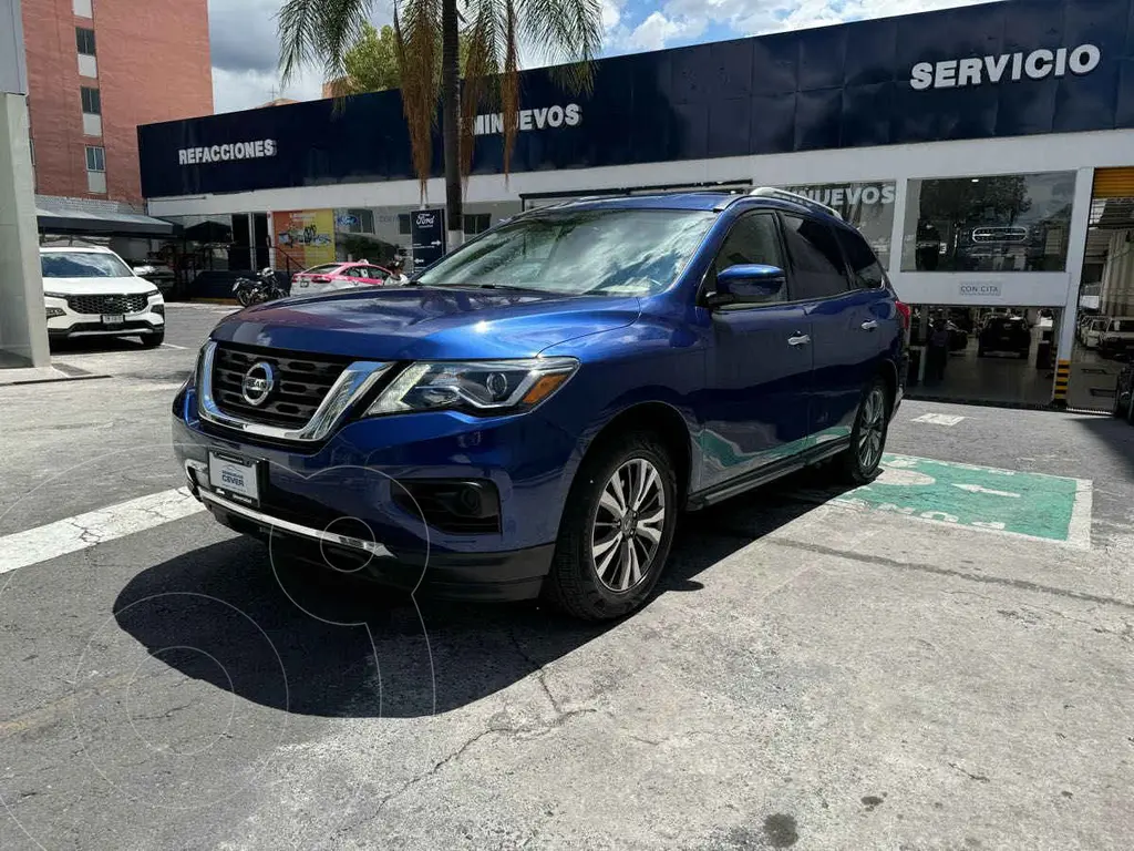 Nissan Pathfinder Sense usado (2019) color Azul precio $430,000