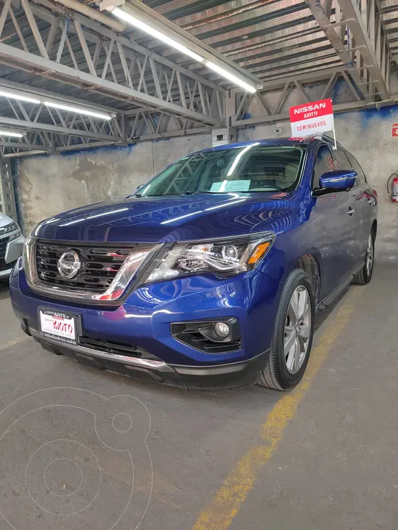 Nissan Pathfinder Advance usado (2017) color Azul precio $449,000