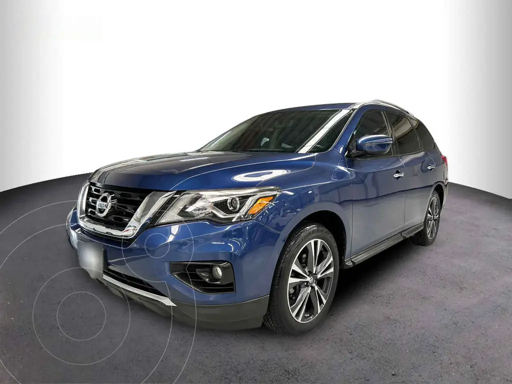Nissan Pathfinder Advance usado (2017) color Azul precio $415,000