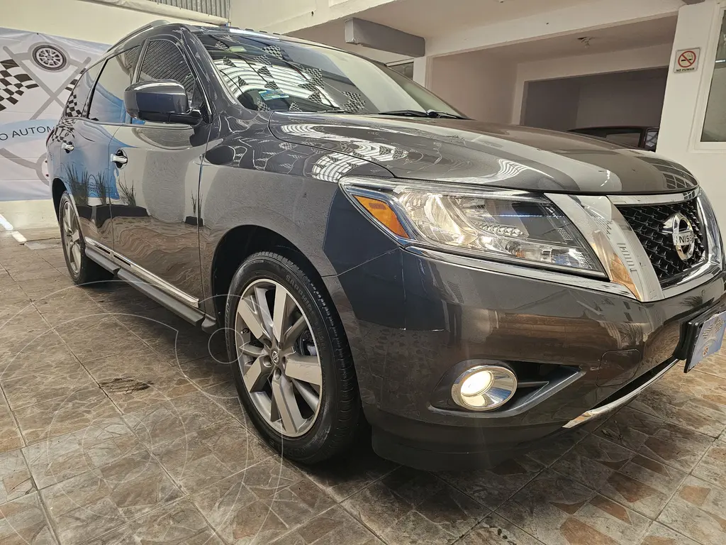 Nissan Pathfinder Exclusive usado (2014) color Gris precio $298,900